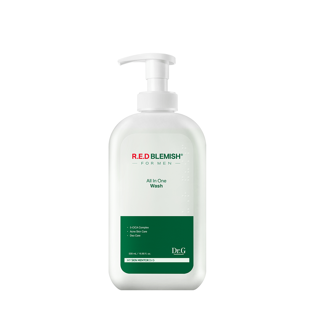 Dr.G RED BLEMISH FOR MEN ALL IN WASH (500ML) – Dr.G Global